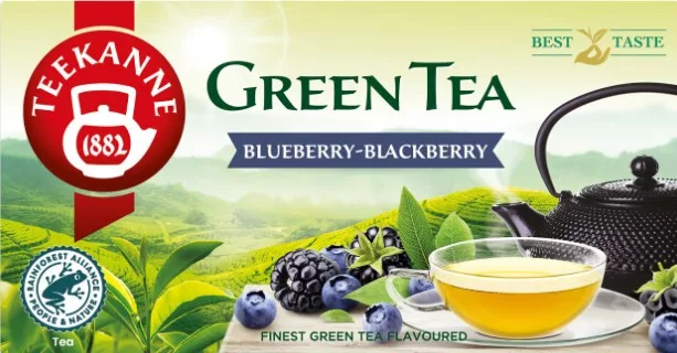 Teekanne Green tea, Blueberry-Blackberry Áfonya-Szeder ízesí